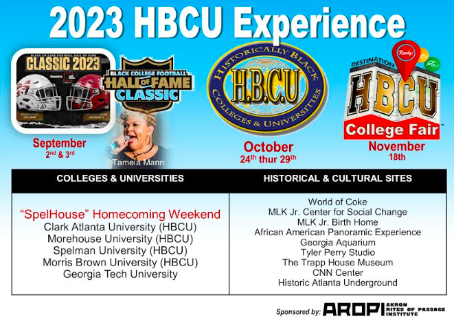 HBCU College & Cultural Tour - Akron Rites Of Passage Institute